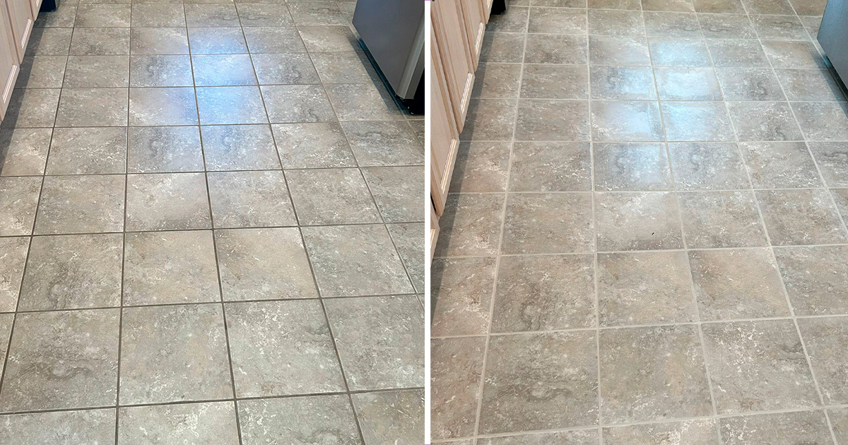 Our Grout Cleaning Process Transforms These Floors in Middletown NJ ...