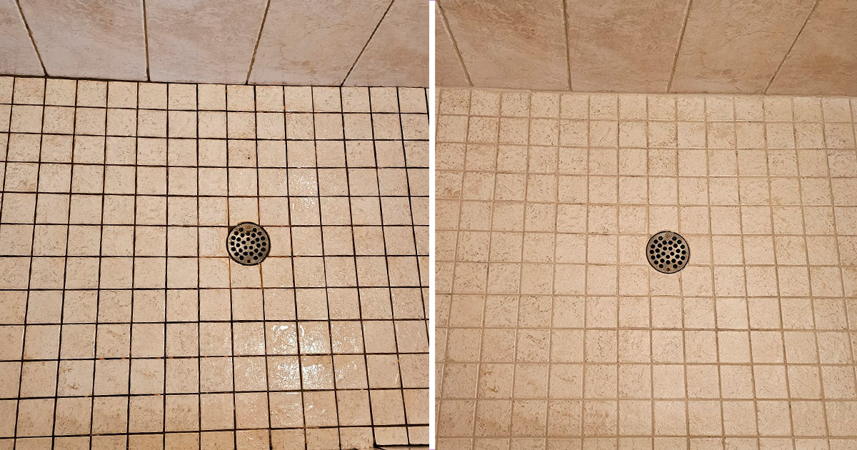 Our Grout Cleaning Specialists Revived This Shower in Princeton NJ