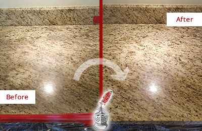Residential Granite Honing and Polishing - Sir Grout Central New Jersey